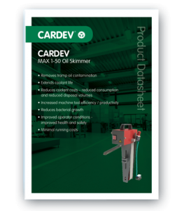 CARDEV Max-1-50 Oil Skimmer - ETL Fluid Experts Ltd